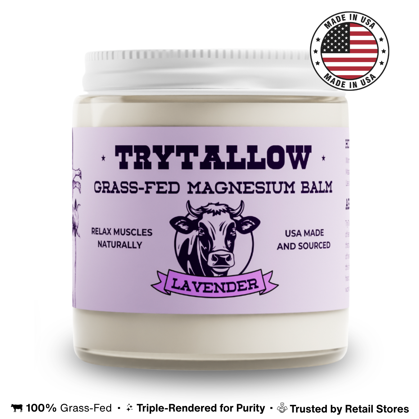 Magnesium Tallow Balm (4oz) – TryTallow